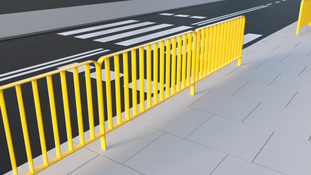 Road barrier – U-11a „Flat bar picket type”